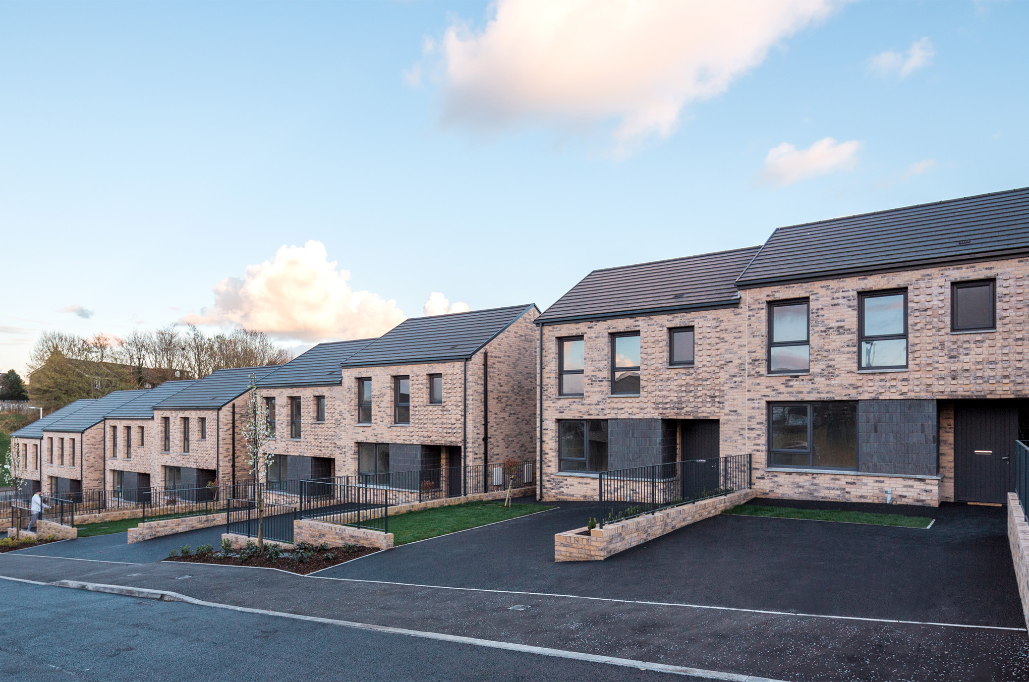 Gardenmore Green, Social Housing - Hall Black Douglas Architects, Belfast